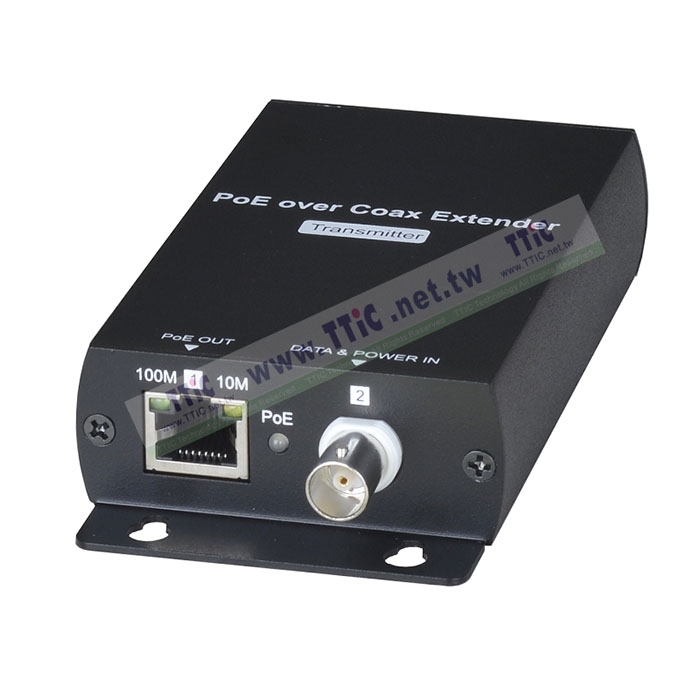 Long Reach PoE over Coax Extender