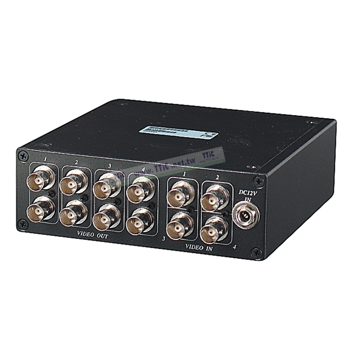 TTIC-CD408HD 4 input 8 output HD video distributor